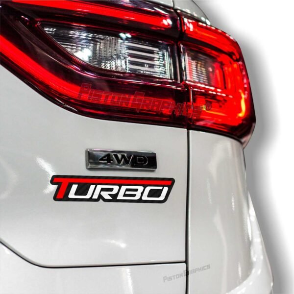 Piston Graphic Stickers for Car - Turbo Sticker