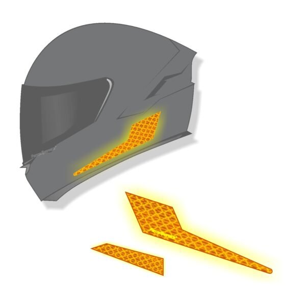 Helmet Safety Reflective Stickers - Piston Graphics India