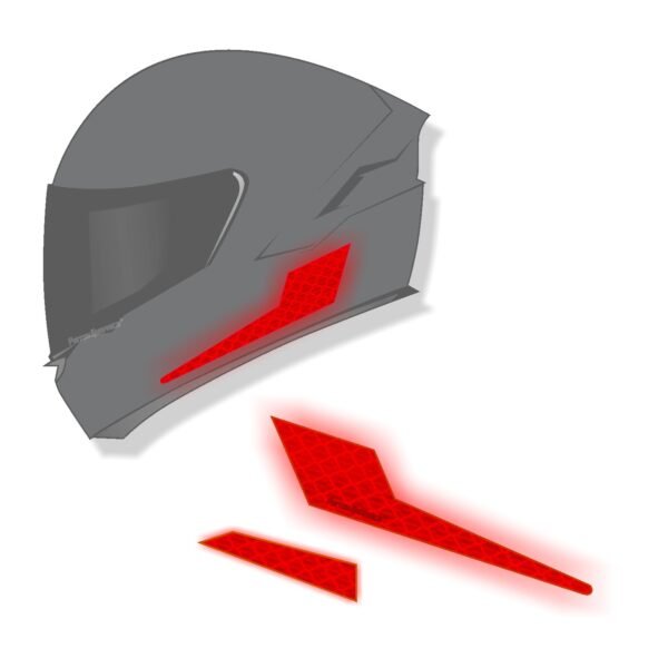 Helmet Safety Reflective Stickers - Piston Graphics India