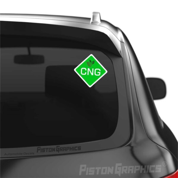 Graphic Stickers for Bike & Car CNG Sticker - Piston Graphics India